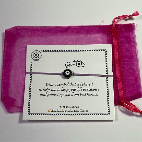 M.K.A | Jewelry | Good Luck Eye Charm Bracelet | Poshmark
